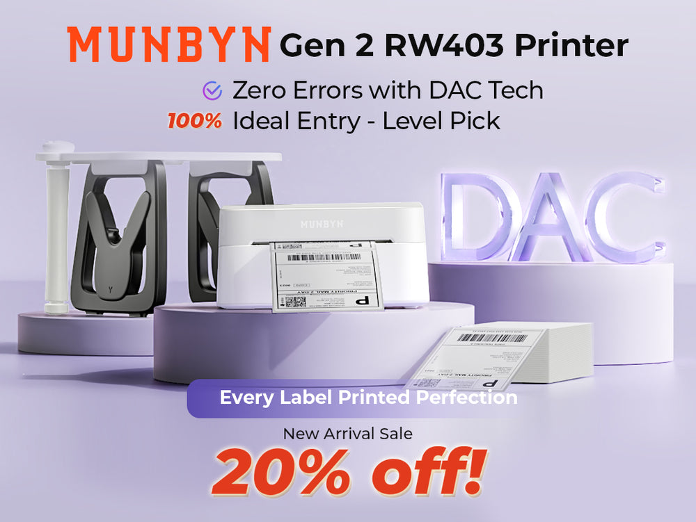 Munbyn® UK Official Store | Thermal Label Printers and Shipping Labels