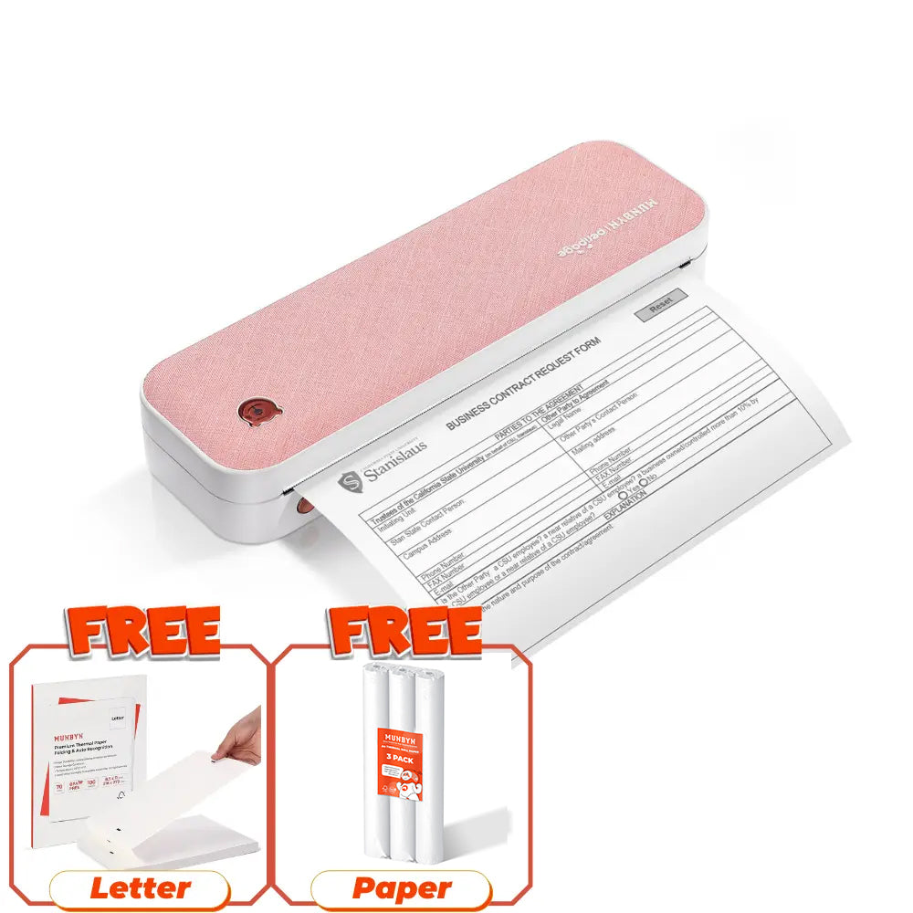 MUNBYN A4 Portable Inkless Printers